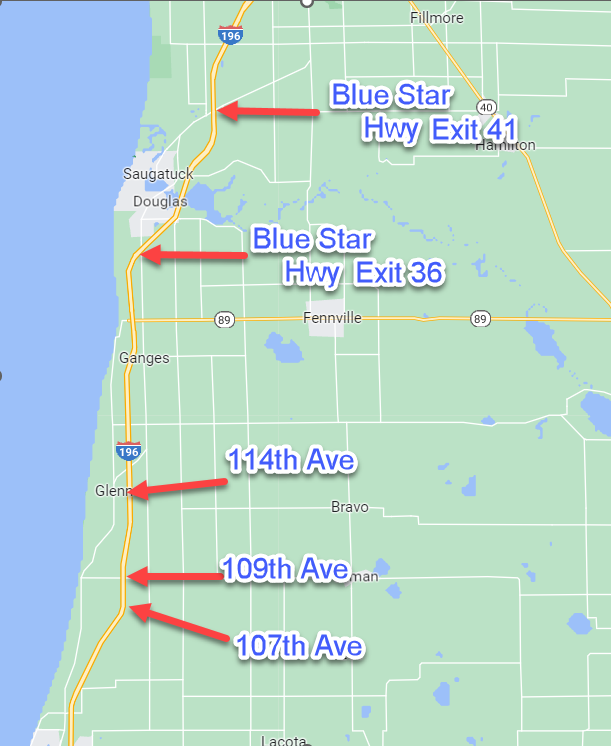 UPDATE- Ramp & TOTAL closures: Blue Star Highway over I-196, Allegan ...