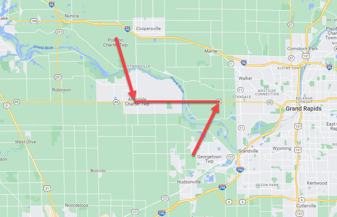 UPDATE: Lane closures: M-45 (Lake Michigan Drive), Ottawa County, July ...