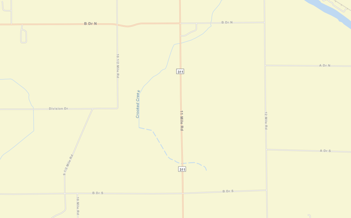 Four-way stops coming to B Drive North and B Drive South at M-311