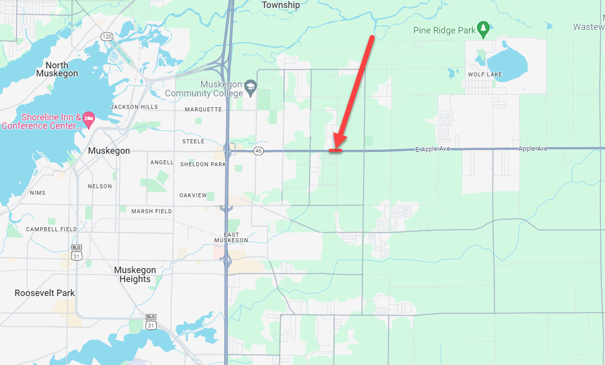 Lane closures: M-46 (Apple Ave), Muskegon County, February 20