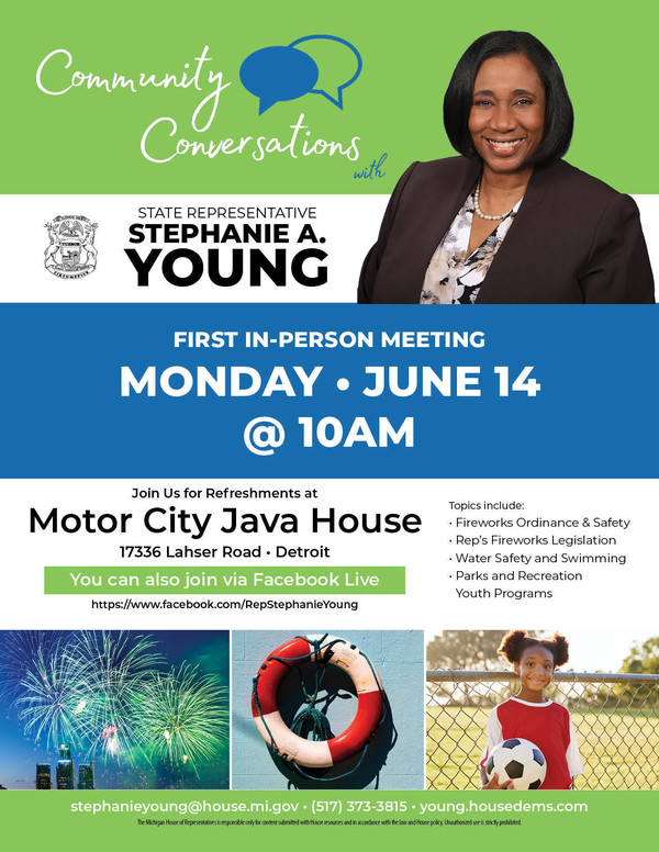 Community Conversation Invitation - Michigan House Democrats