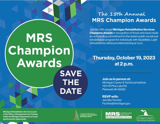 Save the date for the 15th annual Champion Awards