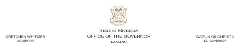Letter From Governor Whitmer and State Superintendent Dr. Rice