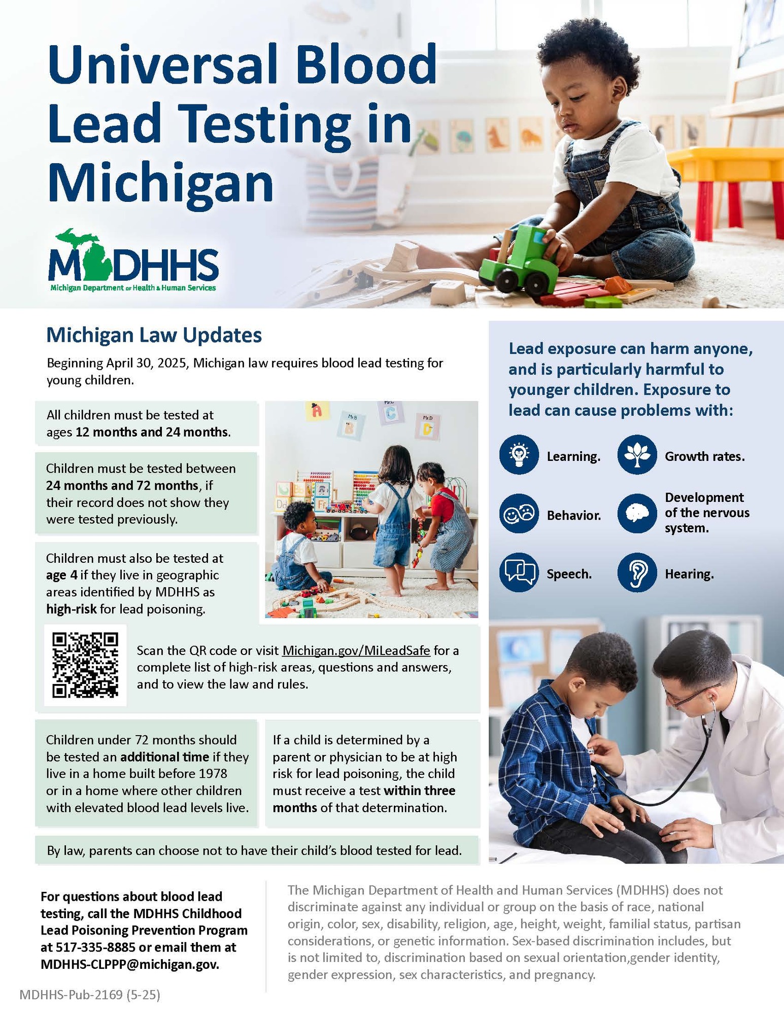 New Universal Blood Lead Testing Requirements