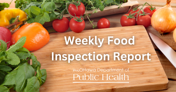Ottawa County Department of Public Health Food Inspection Report