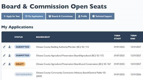 Get involved! Apply for Boards & Commissions 🔶