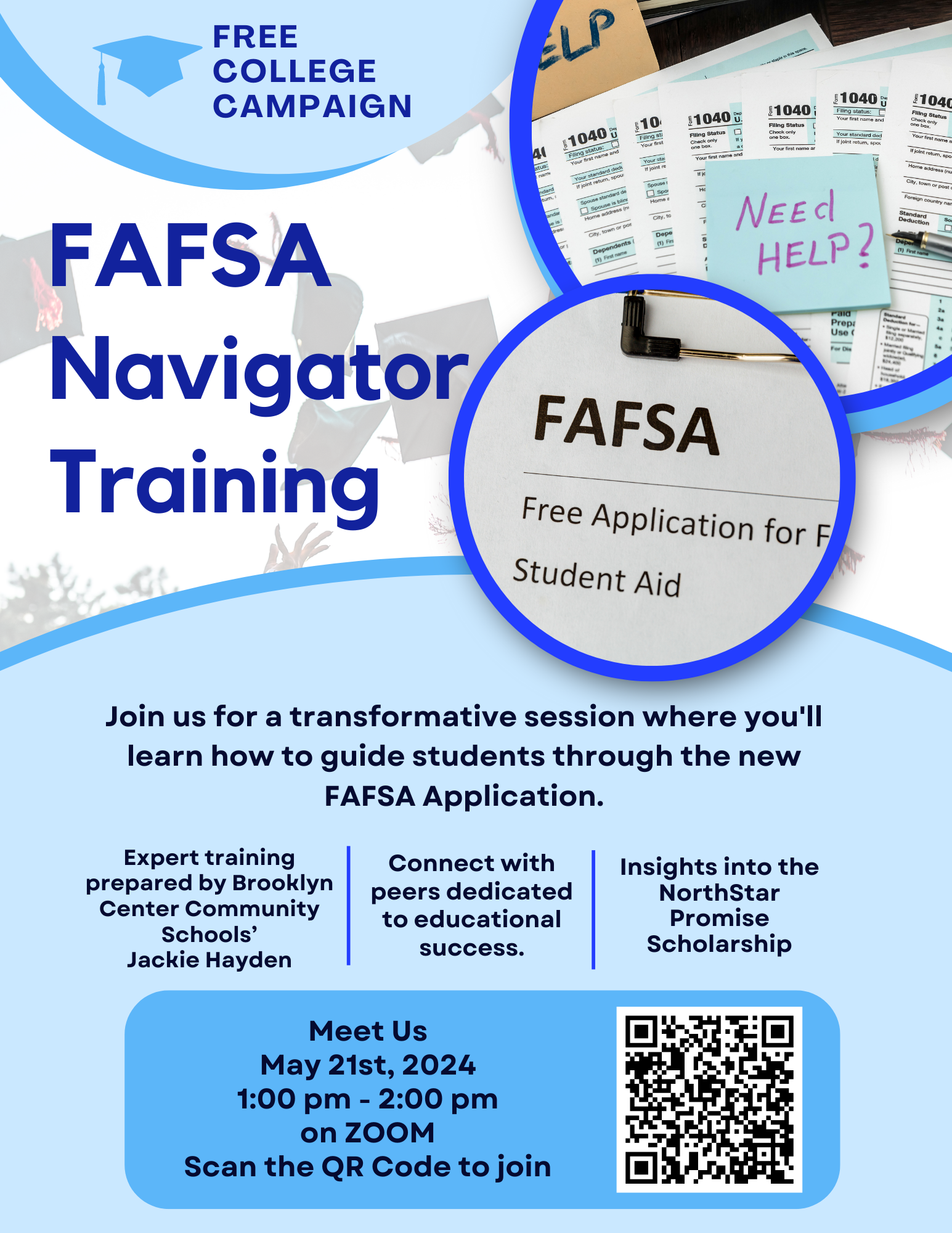 Upcoming FAFSA Navigator Training