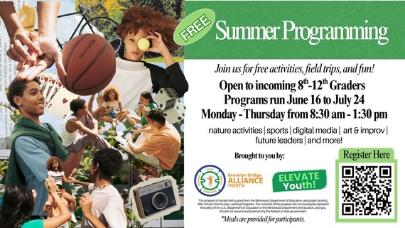 Spots are Limited -- Register Today for Free Summer Programming! 🌞
