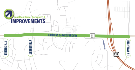 Jonathan Carver Parkway Construction Update