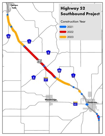 Hwy 52 construction begins April 10