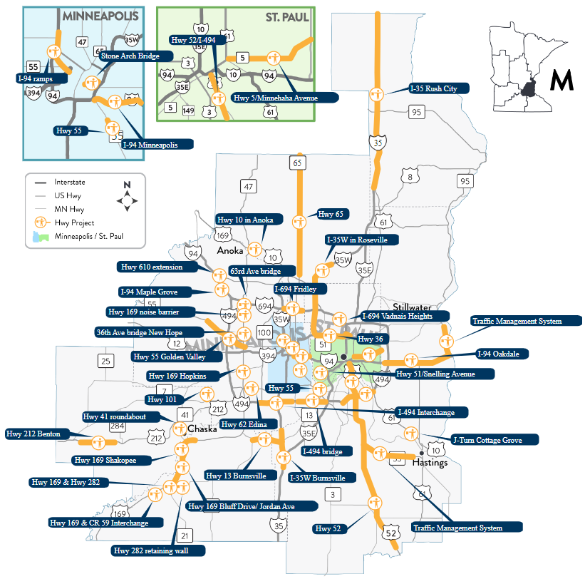 Road construction for the 2024 season