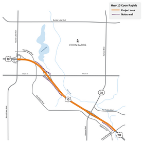 New Hwy 10 in Coon Rapids project begins this month