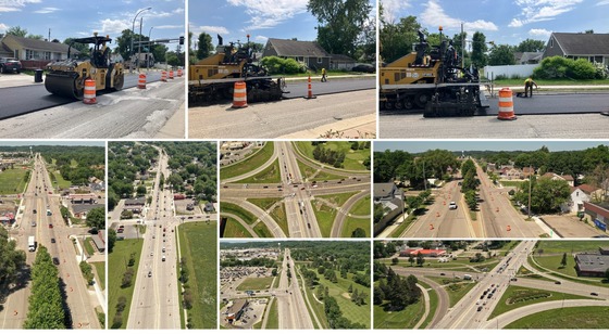 First layer of Highway 14 paving continues in Rochester