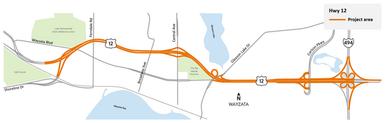 New Hwy 12 Wayzata to Minnetonka project begins this year