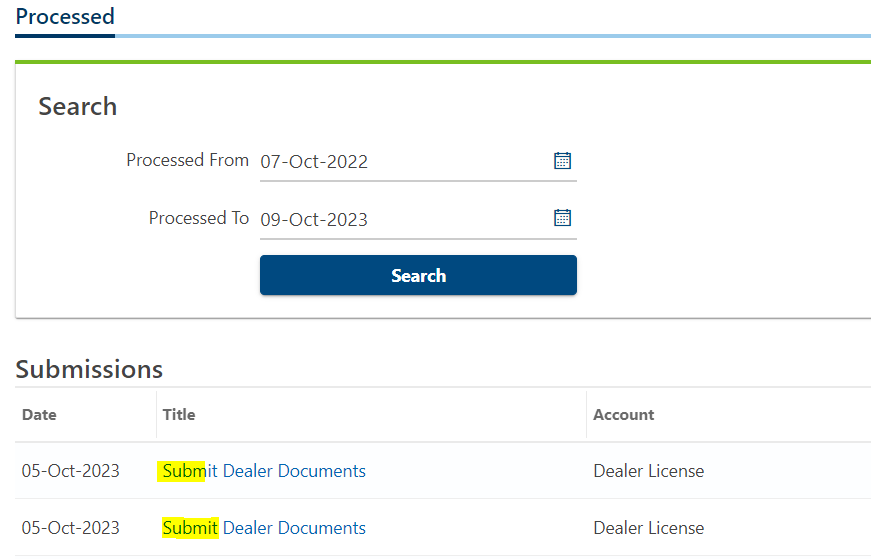 DVS Update | October 5
