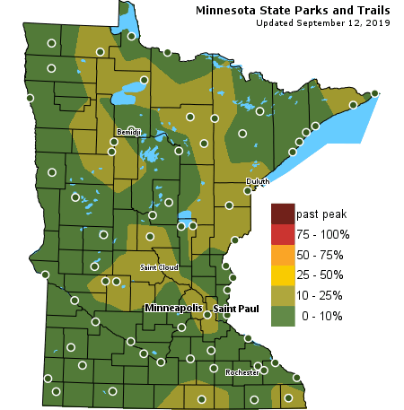 Minnesota Weekly Fall Color Update - Fall Color Has Begun!