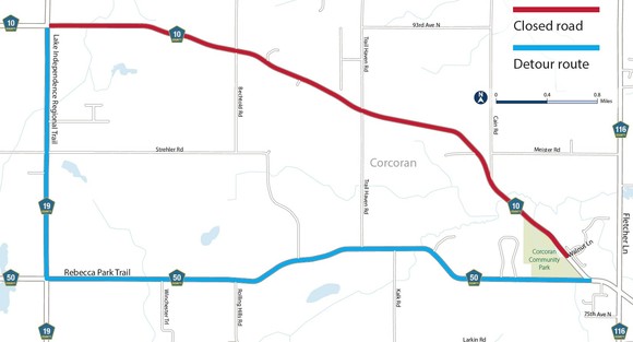 County Road 10 drainage and repaving project begins Monday, July 11