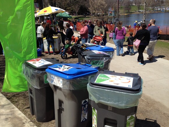 Apartment Recycling Newsletter: Green party planning