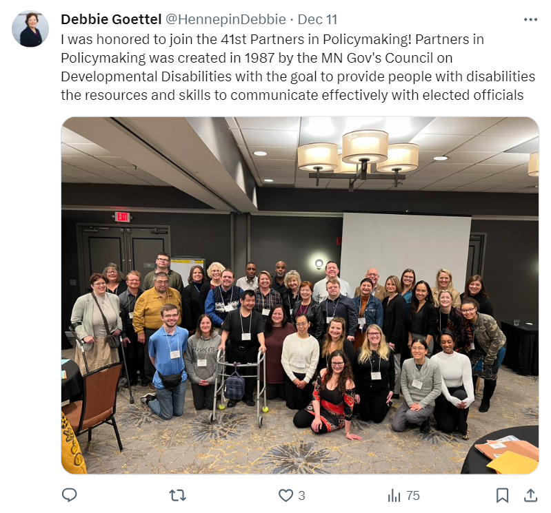 December Newsletter: Hennepin County Commissioner Debbie Goettel