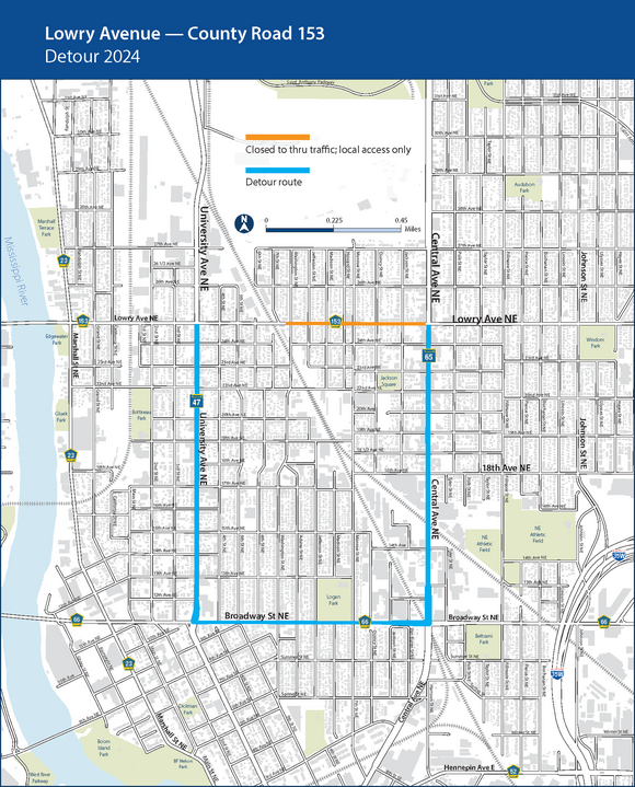 Lowry Avenue reconstruction begins in mid-April