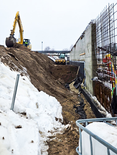 Drilling for geothermal wells nearing completion at Southdale Library ...