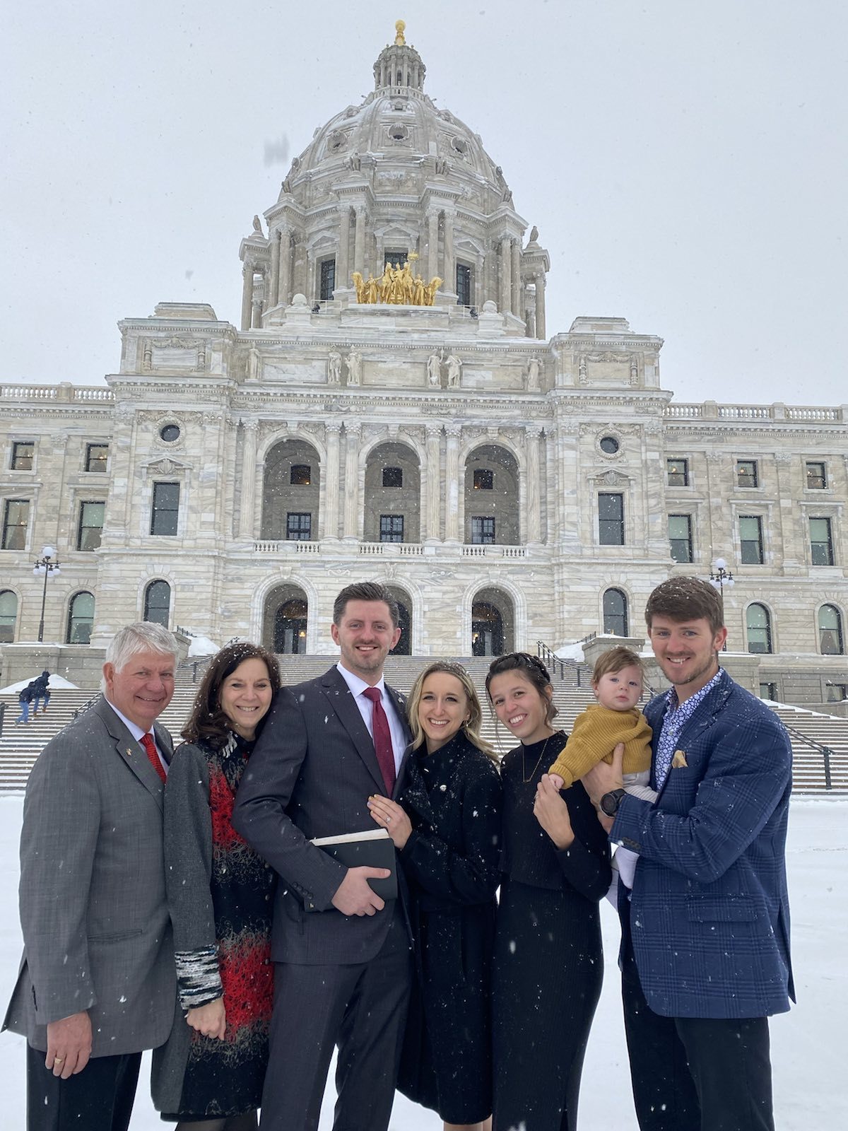 RELEASE: Representative Schultz Swearing-in for 93rd Legislature