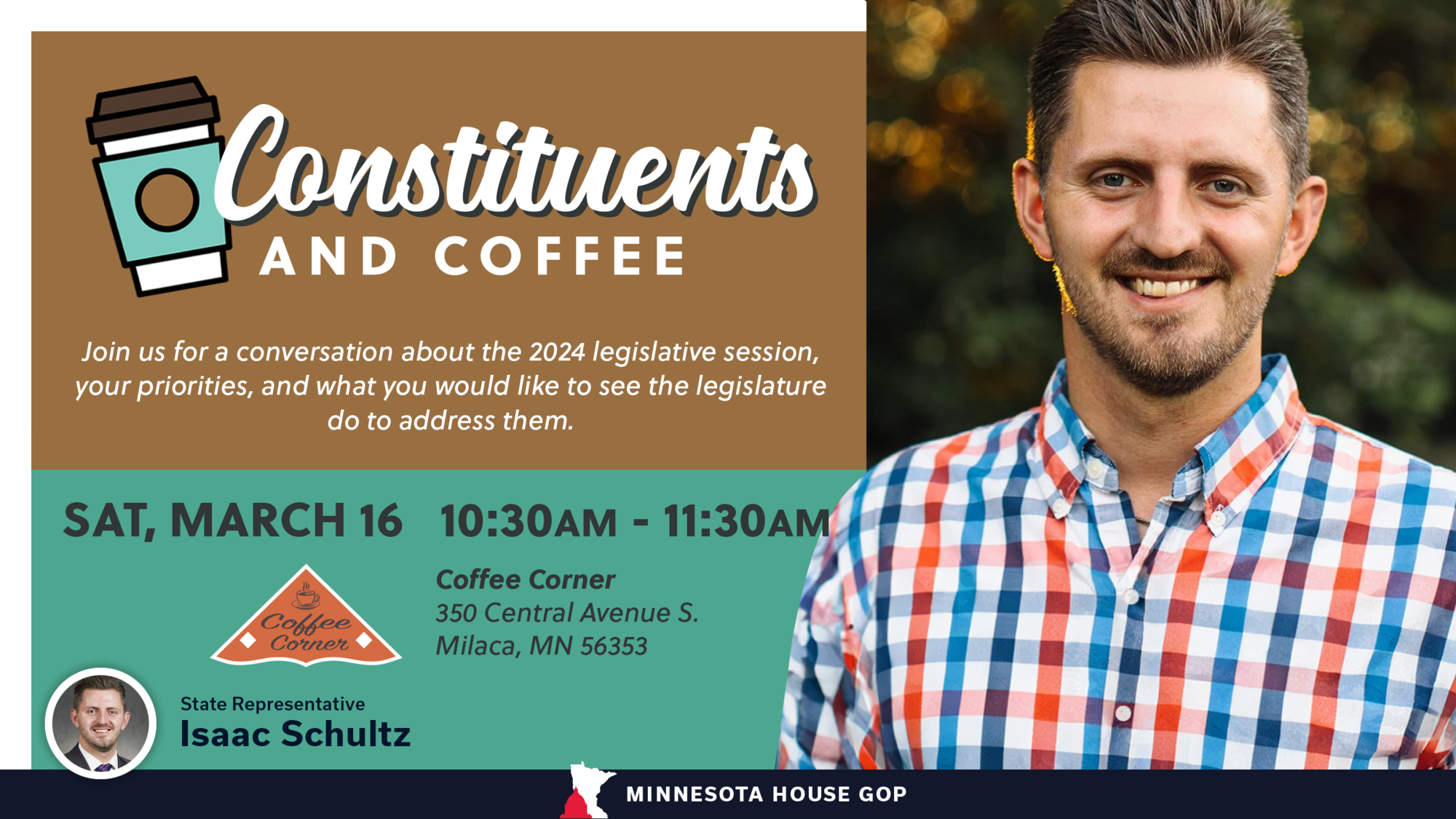 Legislative Update - Rep. Isaac Schultz