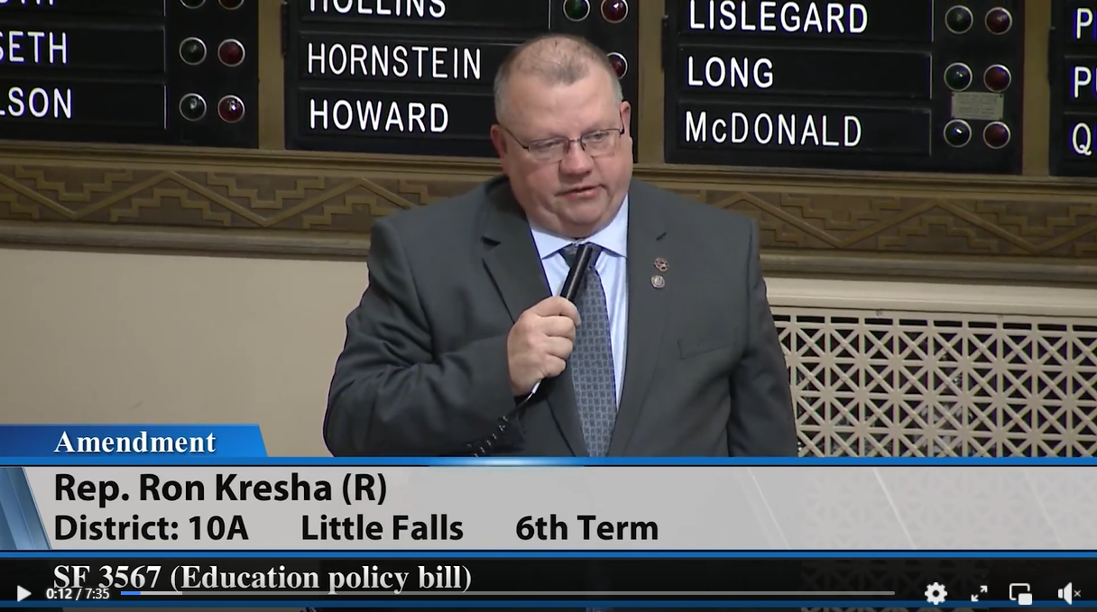 Legislative Update - Rep. Ron Kresha
