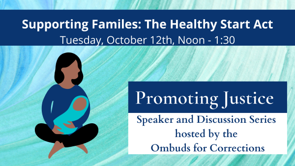 New Promoting Justice Event on October 12th