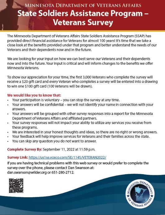 Veterans Advocate Newsletter September 2022