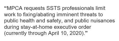 MPCA SSTS Bulletin Special Edition