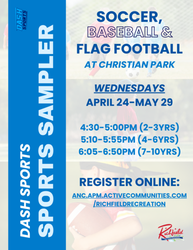 Outdoor Youth Sports Camps...April Kickoff!