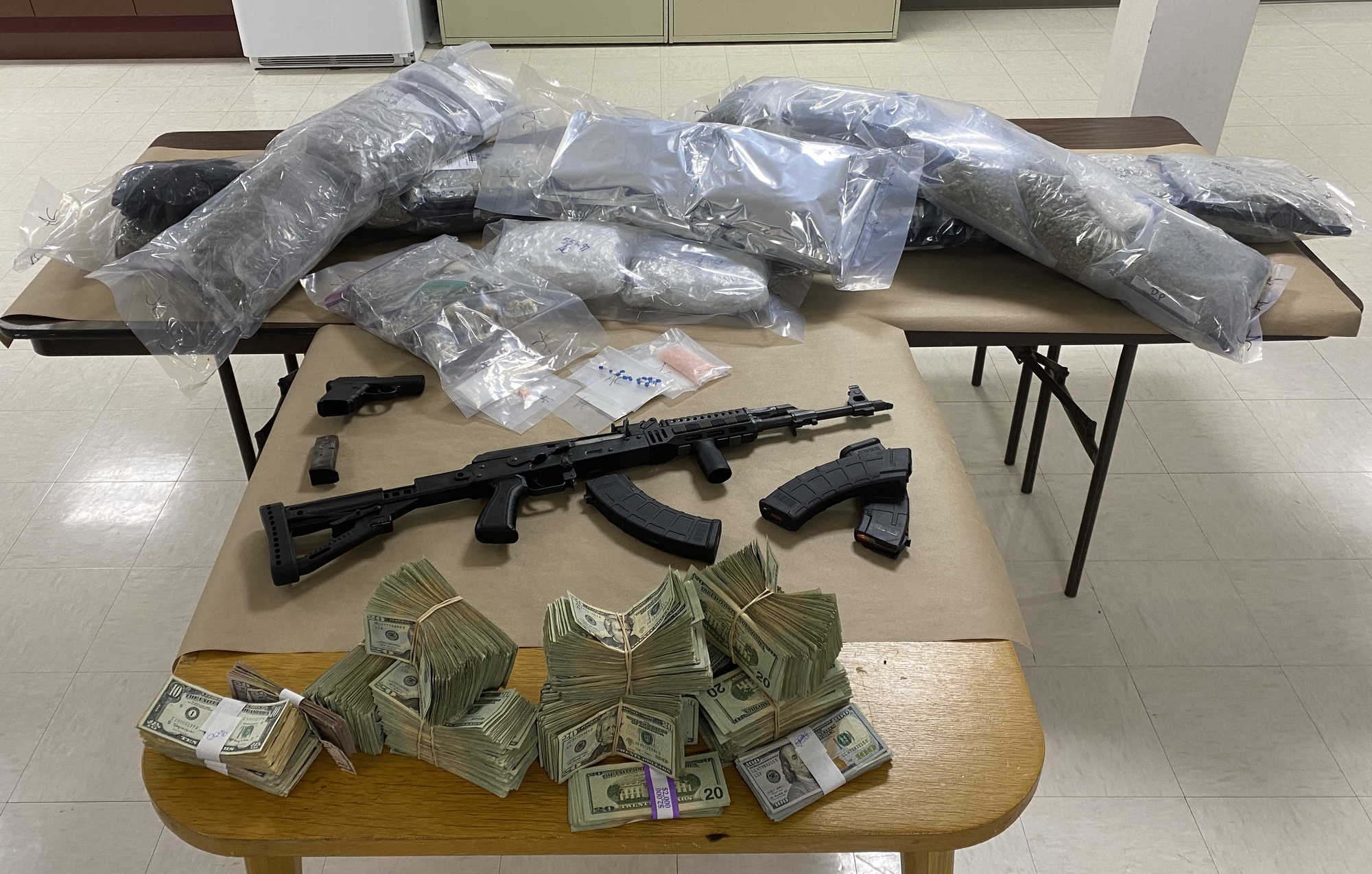 Task Force Seizes Guns, Drugs, and Nearly 100k From Virginia MN Man