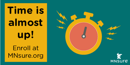 Act now -- MNsure’s open enrollment ends tomorrow