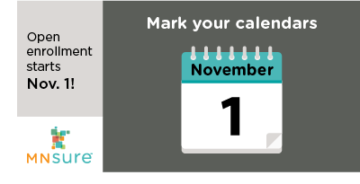 MNsure Bulletin: open enrollment starts in 3 weeks, good news for 2023 ...