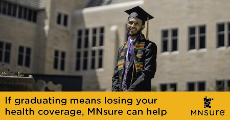 MNsure offers health insurance options for new college grads