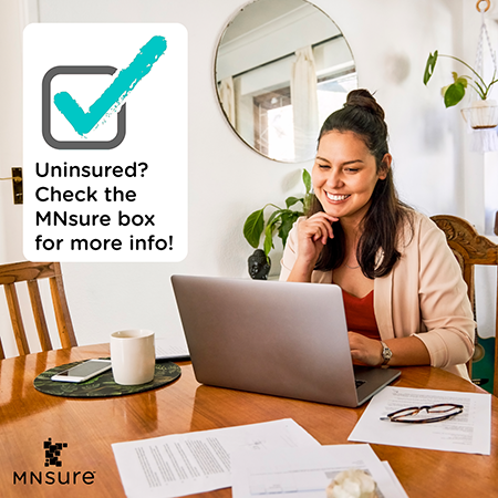 Uninsured? Check the MNsure box