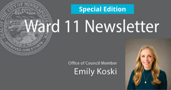 Ward 11 Newsletter: Special Edition