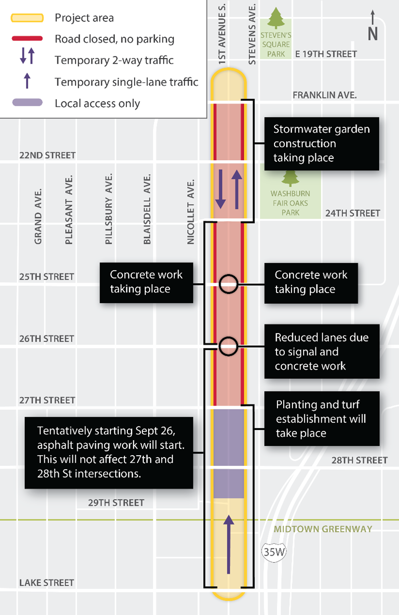 1st Ave S Reconstruction - Project update