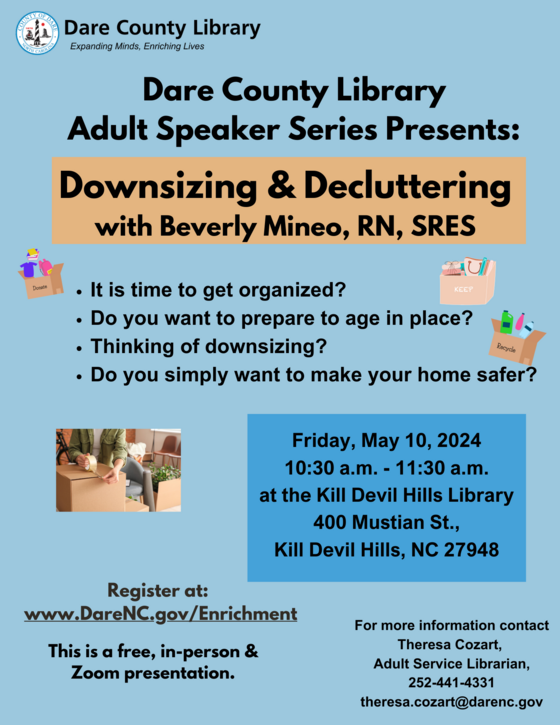 Dare County Library May 2024 Newsletter