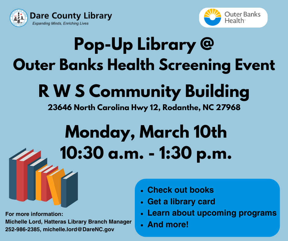 Dare County Library March 2025 Newsletter