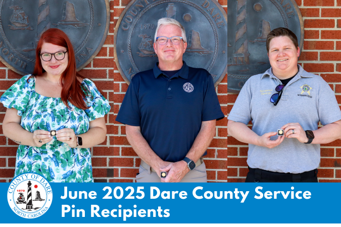 June 2025 Dare County Service Pin Recipients