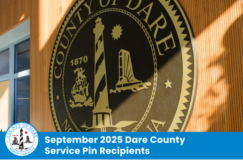 September 2025 Dare County Service Pin Recipients
