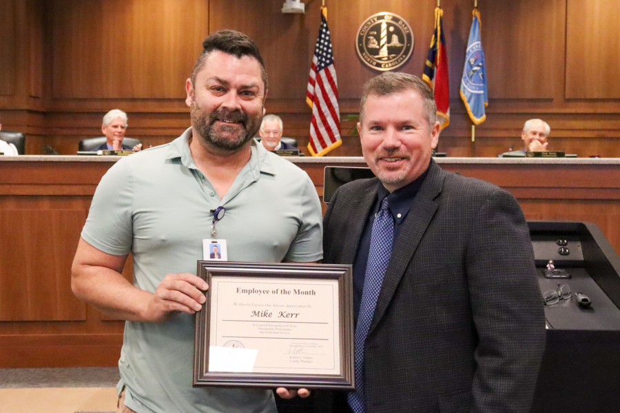 Dare County's October 2025 Employee of the Month: Mike Kerr