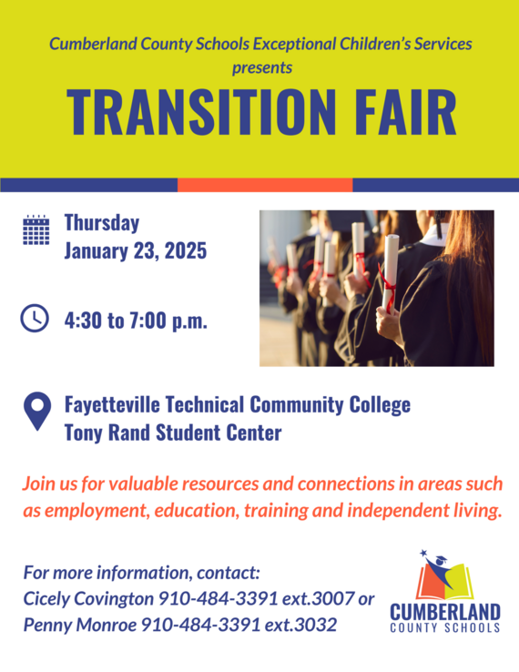 CCS' Exceptional Children's Services Presents: Transition Fair