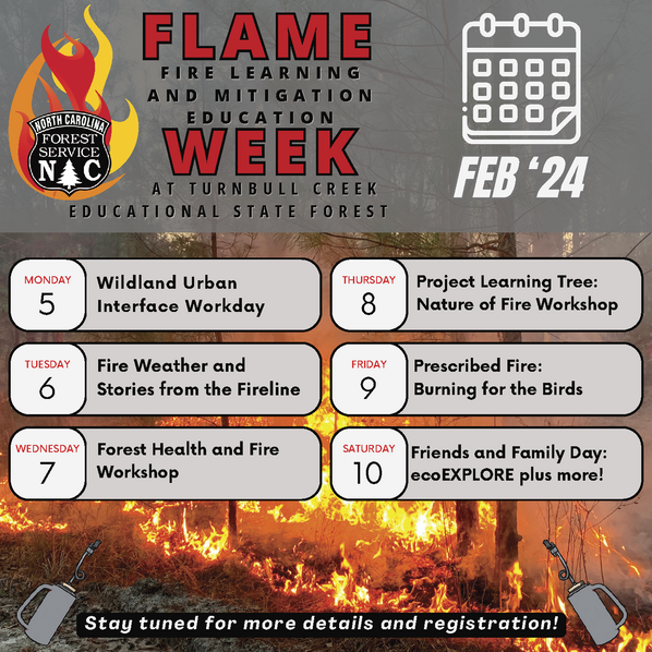 Save the Date: FLAME Week 2024 hosted by Turnbull Creek Educational ...