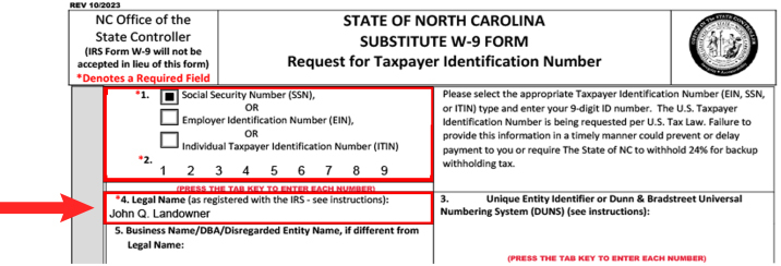 How to Complete Your NC Substitute W-9 Form Correctly for Your Timber ...