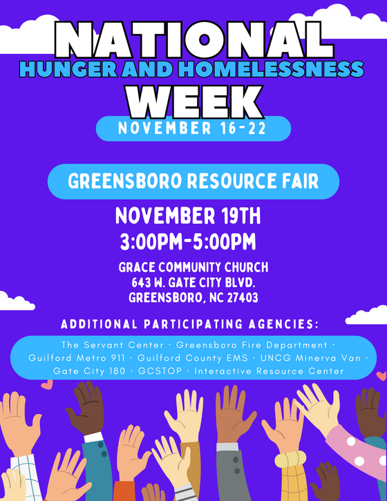 Hunger and Homelessness Awareness Week: Nov 16-22, 2025
