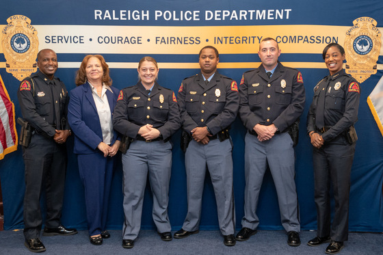 The Raleigh Police Department Welcomes New Lateral Officers