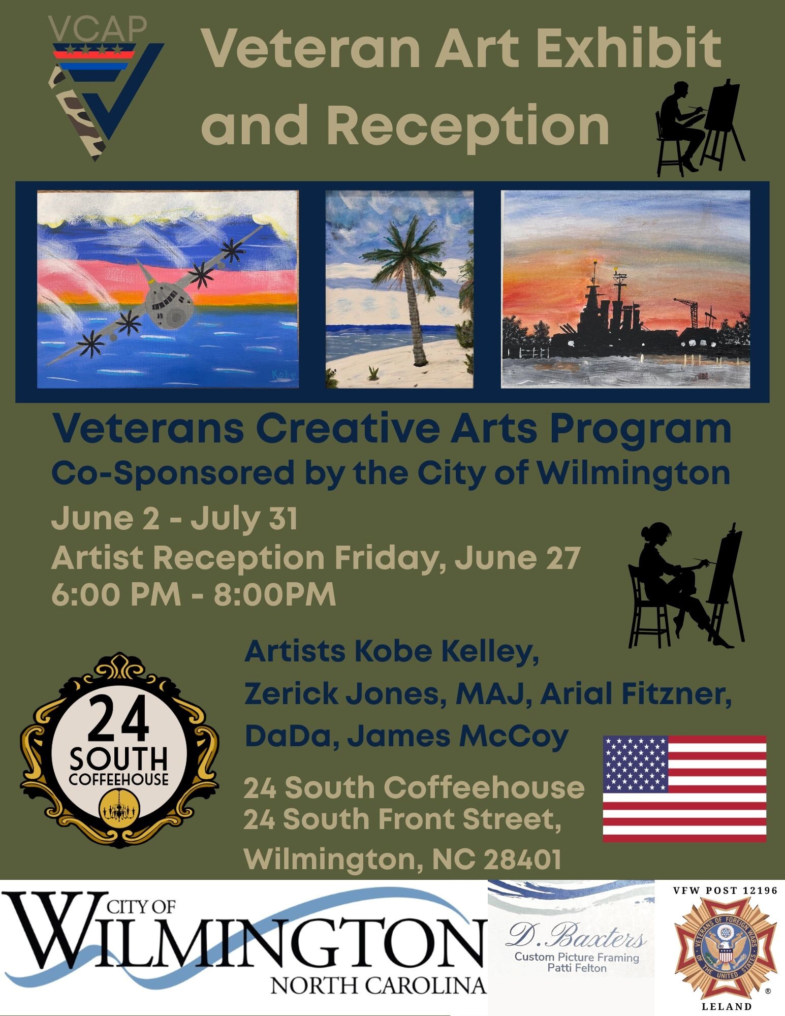 Veteran Art Exhibit Reception TONIGHT!